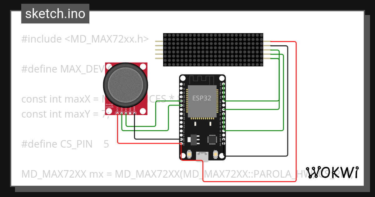 joystick - Wokwi ESP32, STM32, Arduino Simulator