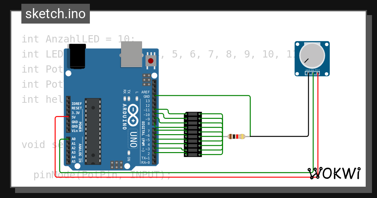 led-bar-graph-mit Poti - Wokwi ESP32, STM32, Arduino Simulator led-bar-graph-mit Poti - Wokwi ESP32, STM32, Arduino Simulator
