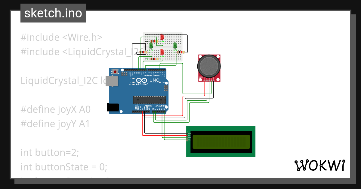 JOYSTICK - Wokwi ESP32, STM32, Arduino Simulator