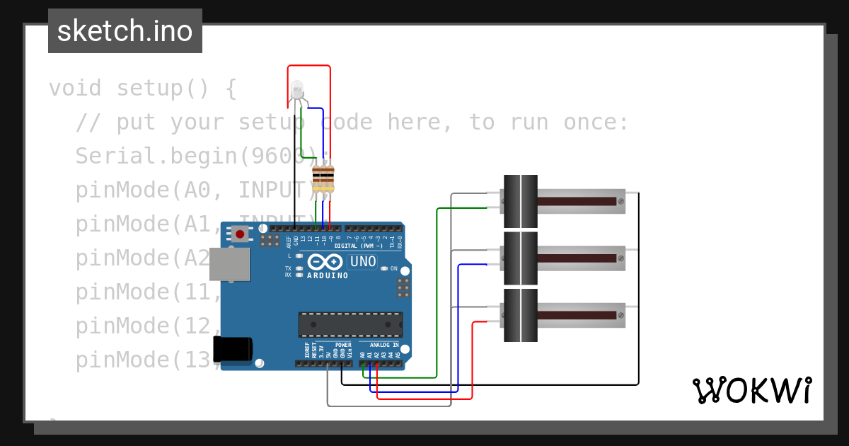 Rgbledpoti Wokwi Esp32 Stm32 Arduino Simulator