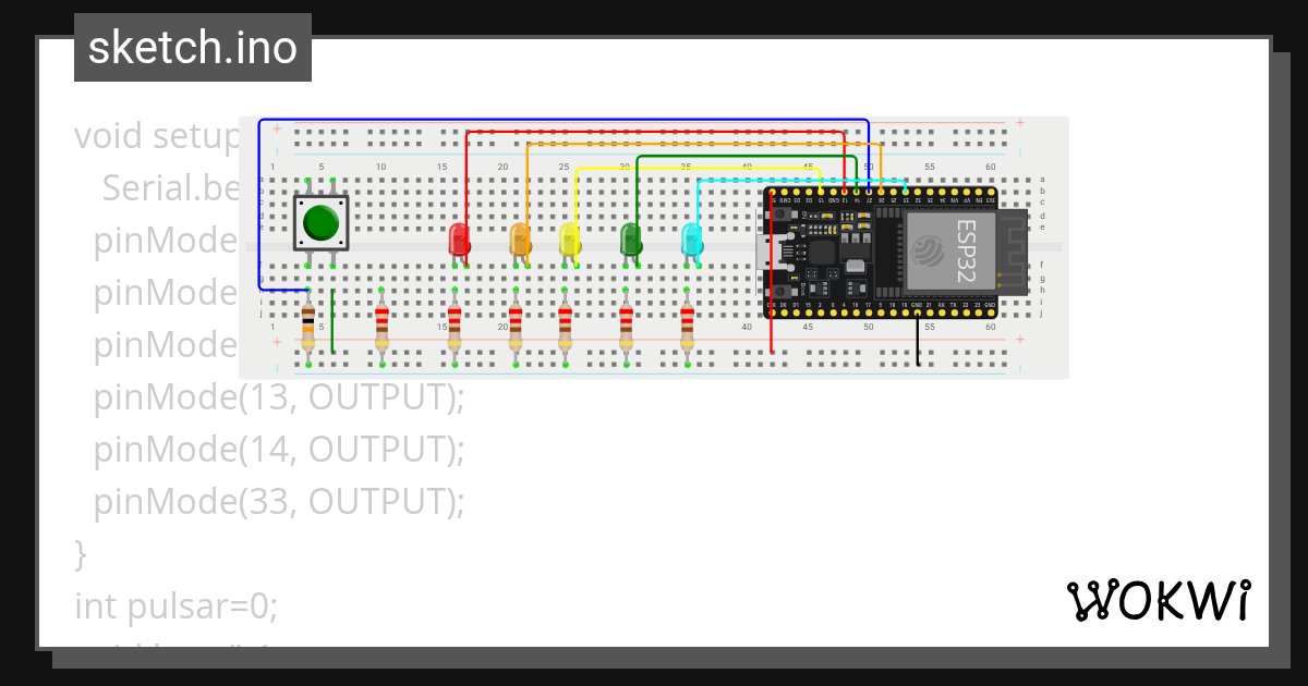 reto 1 - Wokwi ESP32, STM32, Arduino Simulator