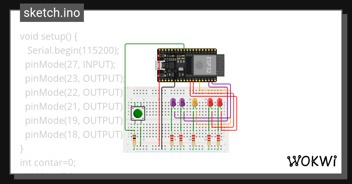 ANEXO 1 RETO - Wokwi ESP32, STM32, Arduino Simulator
