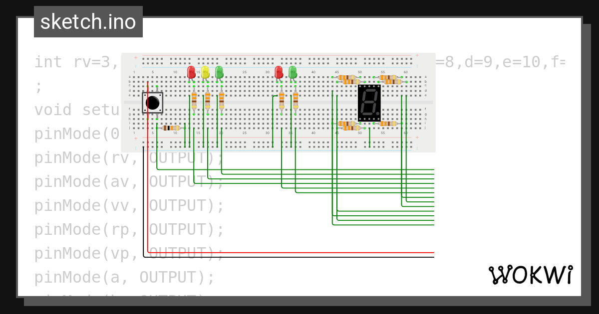 Semáforo Xd Wokwi Esp32 Stm32 Arduino Simulator 4001