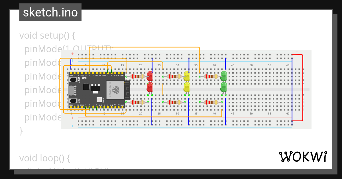 Semaforos Wokwi Esp32 Stm32 Arduino Simulator 8784