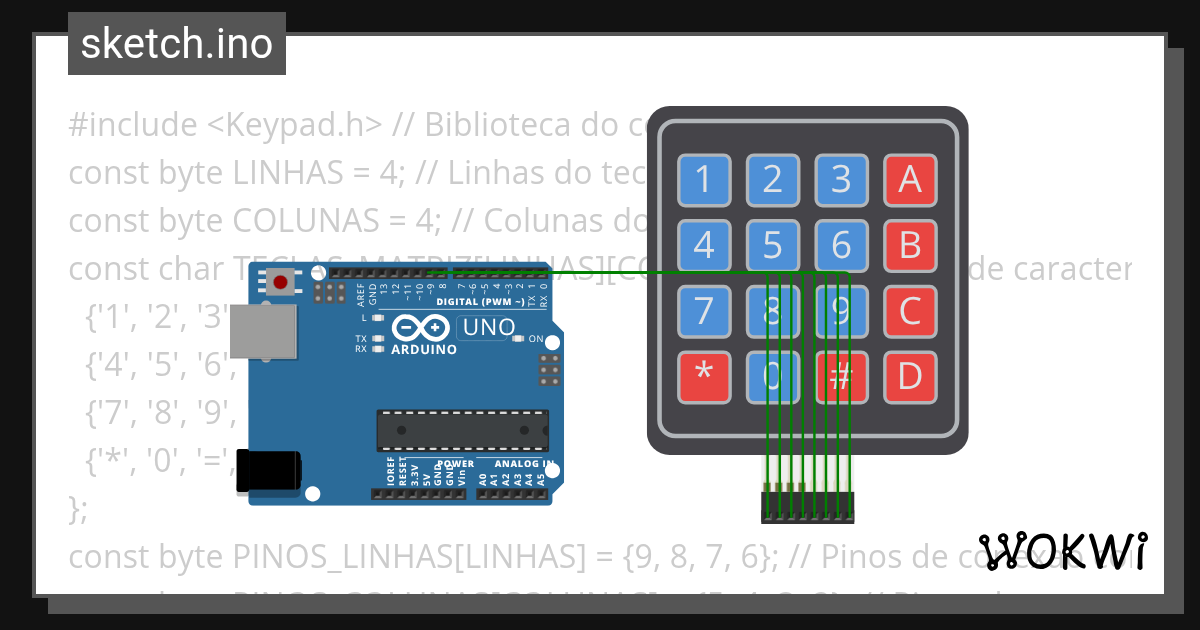 Avaliação Wokwi Esp32 Stm32 Arduino Simulator 