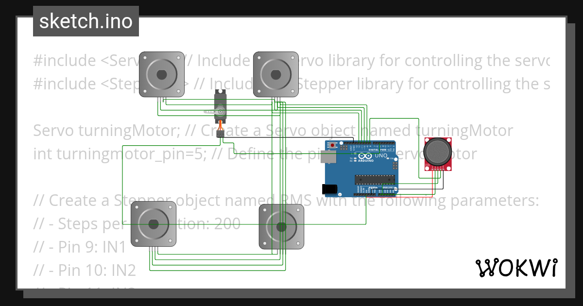 joystick project - Wokwi ESP32, STM32, Arduino Simulator