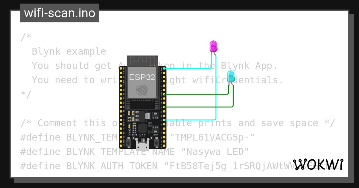 Nasywa Led Wokwi Esp32 Stm32 Arduino Simulator