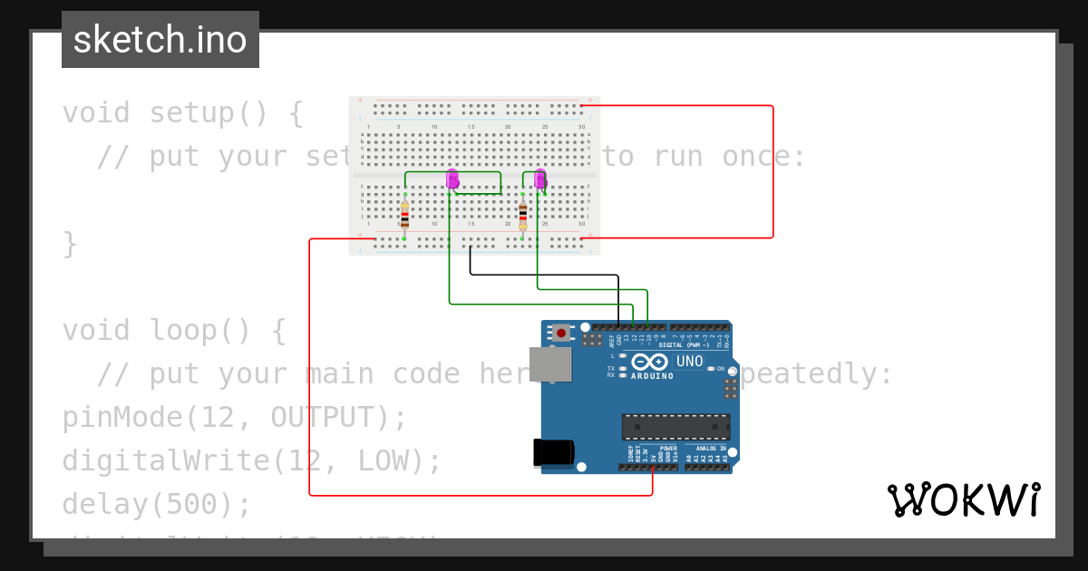 Dupla Led Pislogas Copy Wokwi Esp32 Stm32 Arduino Simulator 2717