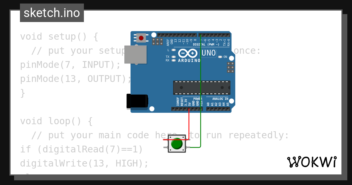 Pushbuttonled Wokwi Esp32 Stm32 Arduino Simulator 4695