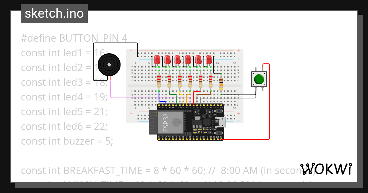Smart MedBox - Wokwi ESP32, STM32, Arduino Simulator