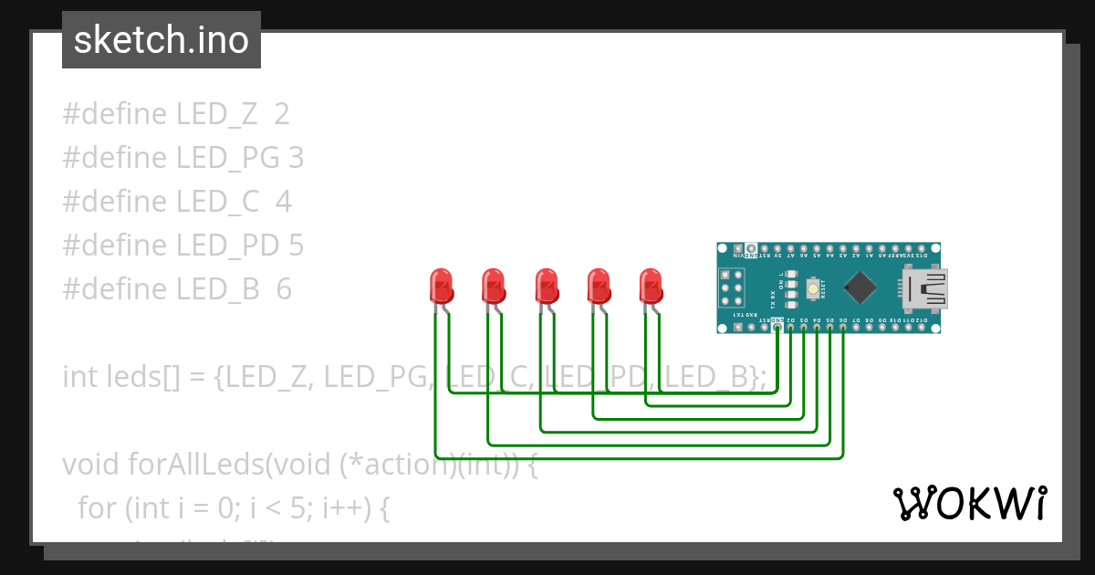 simple leds - Wokwi ESP32, STM32, Arduino Simulator simple leds - Wokwi ESP32, STM32, Arduino Simulator