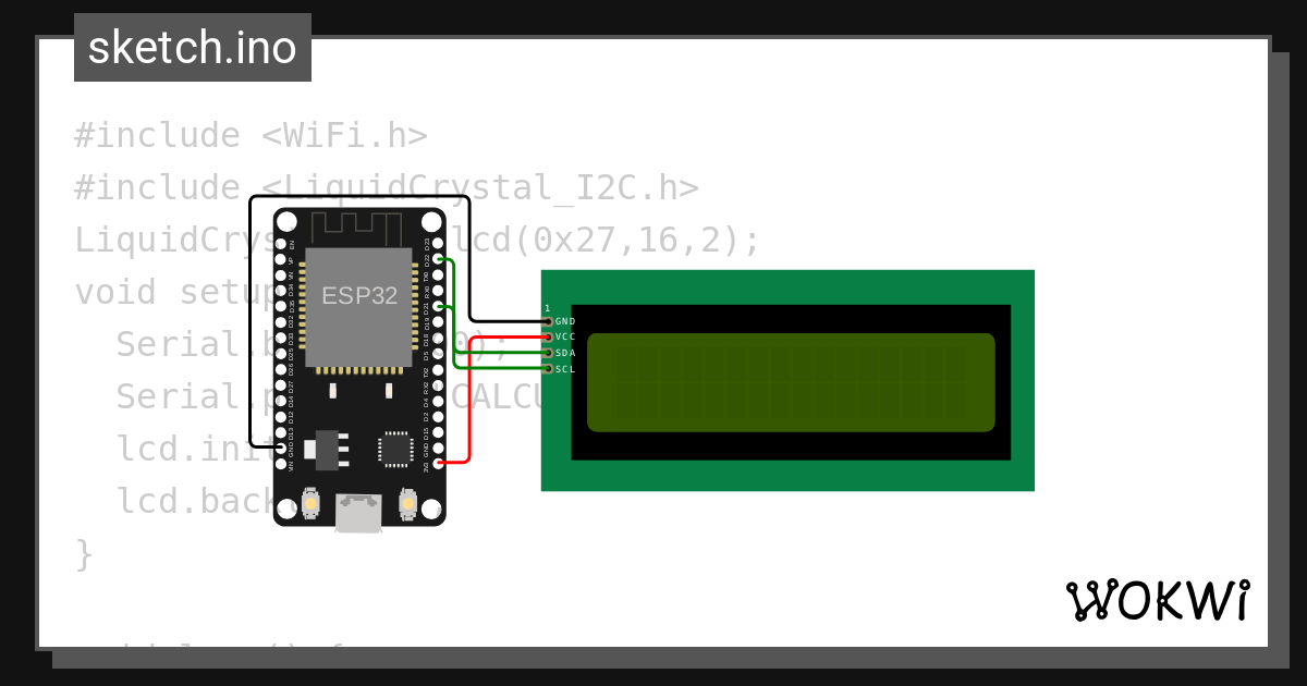 Project 291 Calculator Wokwi Esp32 Stm32 Arduino Simulator 0632