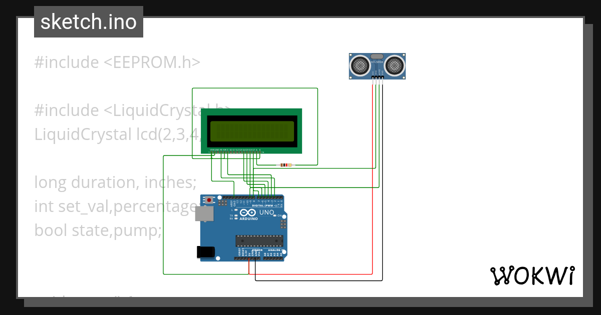WATER 2 - Wokwi ESP32, STM32, Arduino Simulator