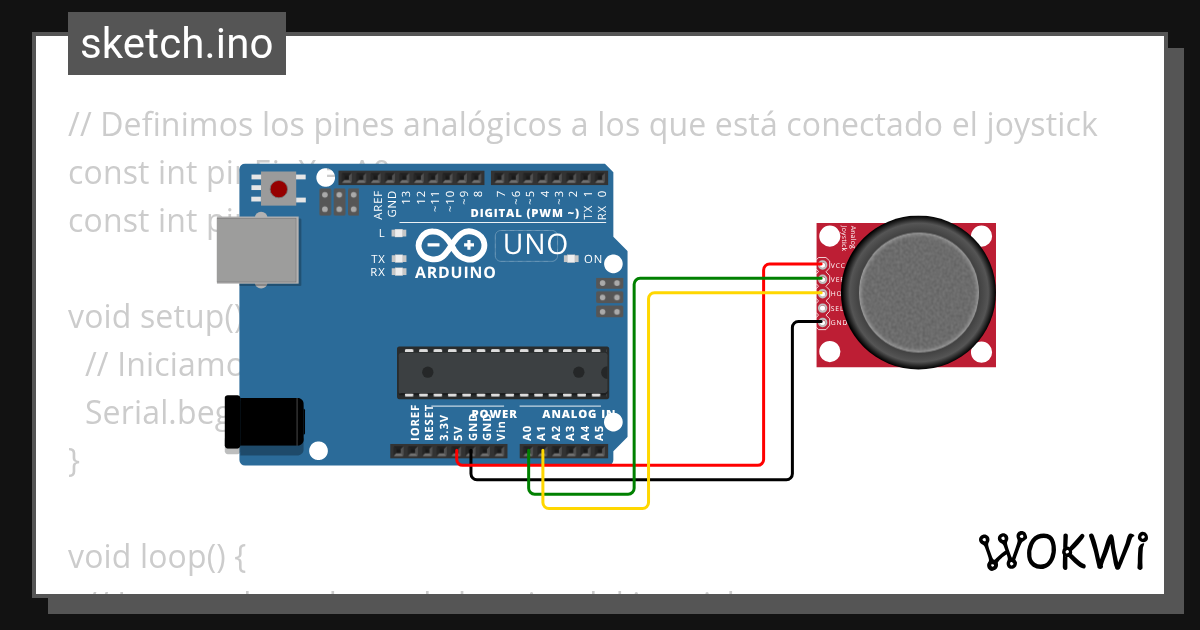 Joystick - Wokwi ESP32, STM32, Arduino Simulator Joystick - Wokwi ESP32, STM32, Arduino Simulator