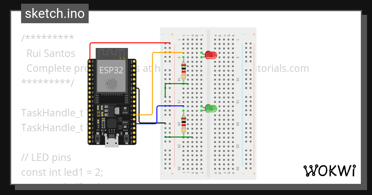 Wokwi - Online ESP32, STM32, Arduino Simulator