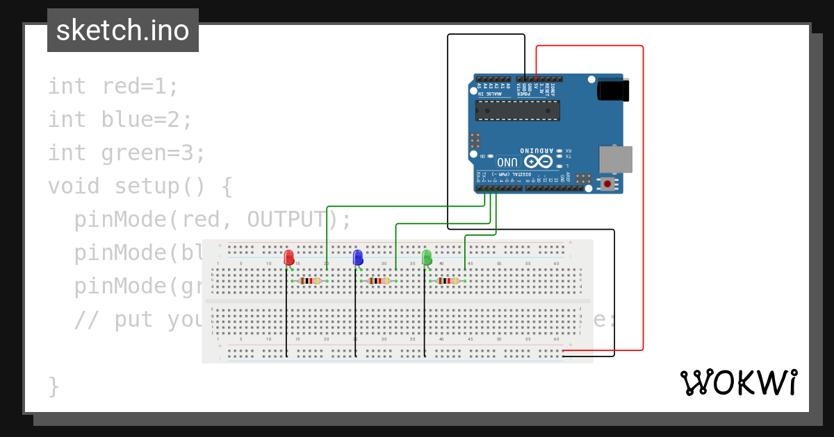 Multiled Wokwi Esp32 Stm32 Arduino Simulator