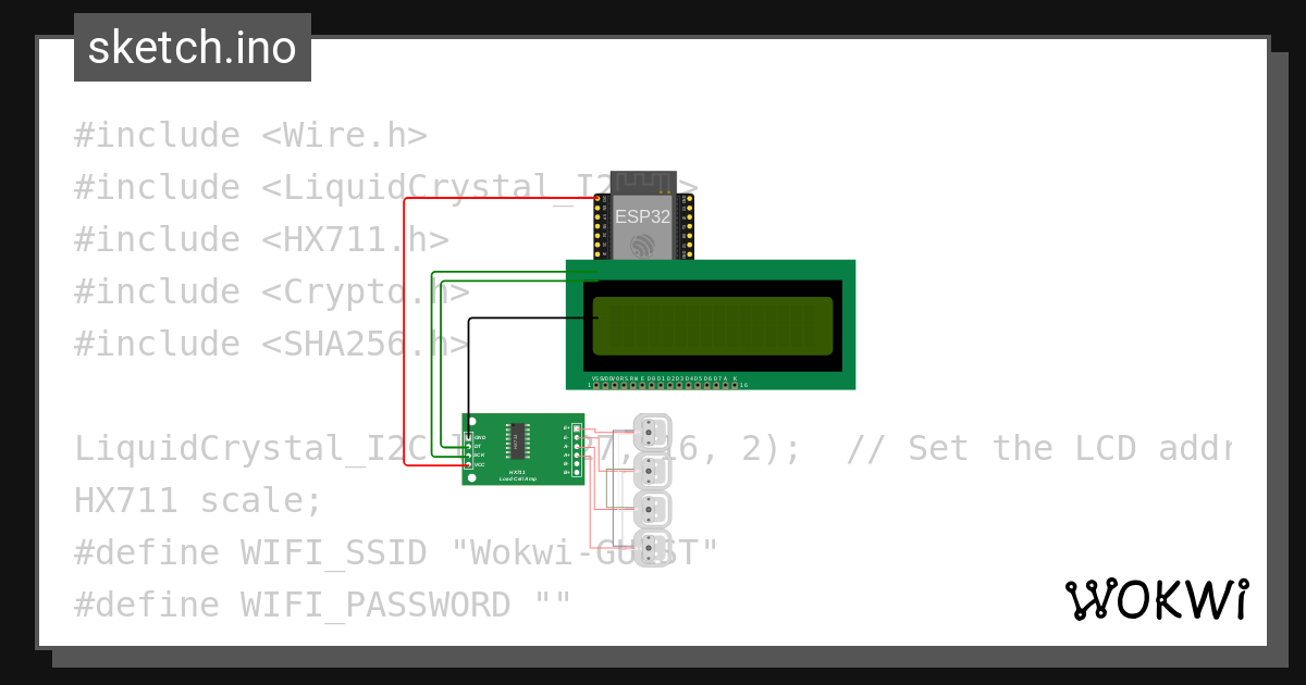 Load Cell Add 2 Copy Wokwi Esp32 Stm32 Arduino Simulator