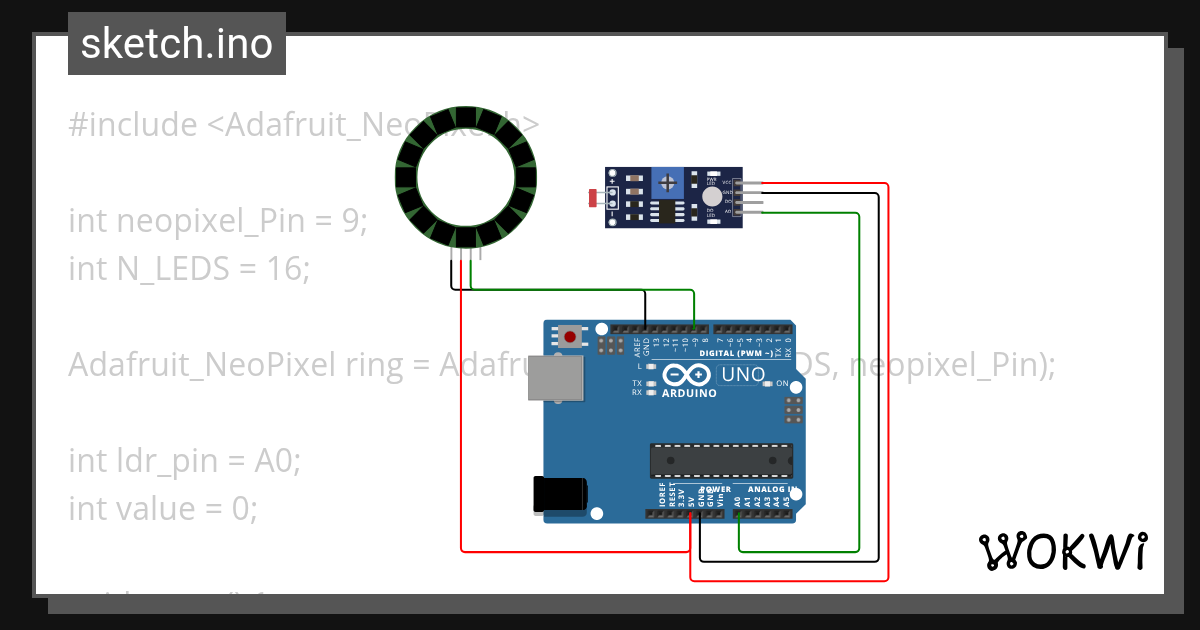 Adv C 286ldr Wokwi Esp32 Stm32 Arduino Simulator 