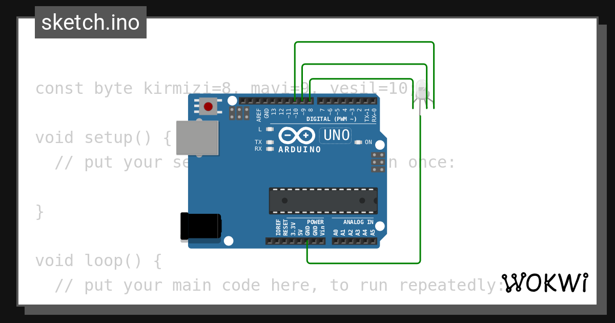 Furkan Yıldızlı Proje Wokwi Esp32 Stm32 Arduino Simulator