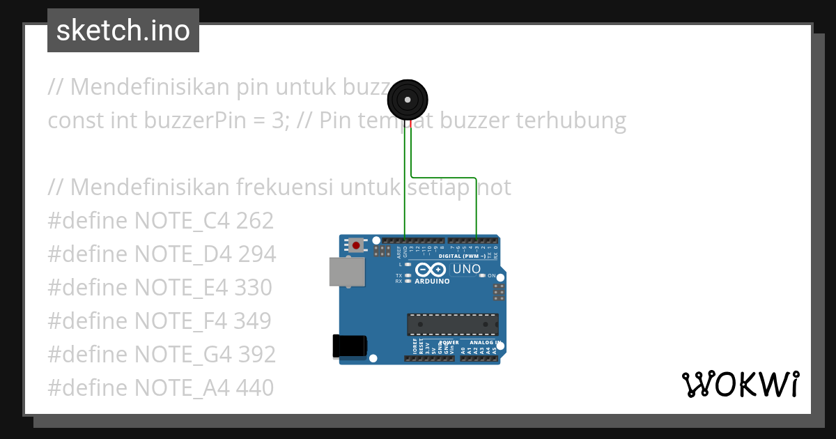 Arduiono (BUZZER “twingkel2 littel stars” - Wokwi ESP32, STM32, Arduino ...