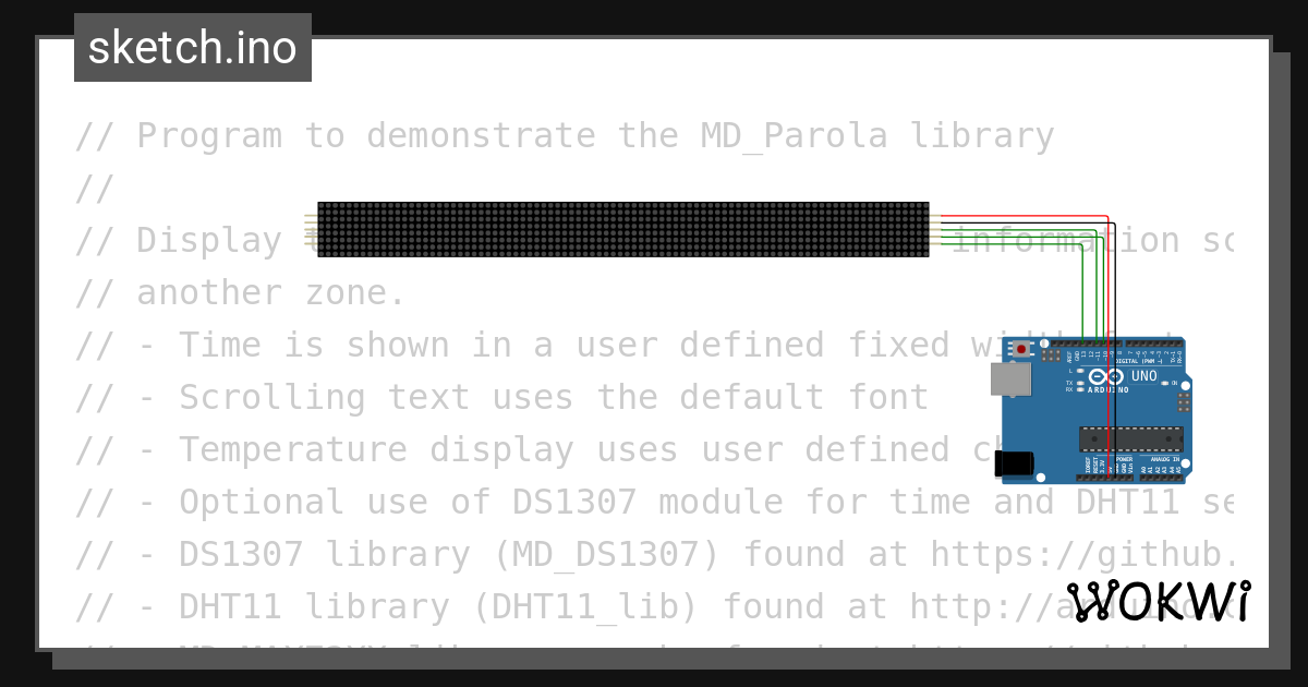 Matrix Test Wokwi Esp32 Stm32 Arduino Simulator 0756