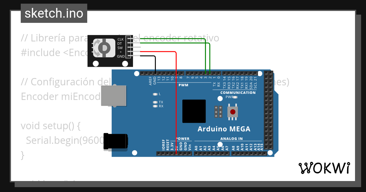 Medir El Angulo Y Sentido De Giro Con Arduino Wokwi Esp32 Stm32 9526