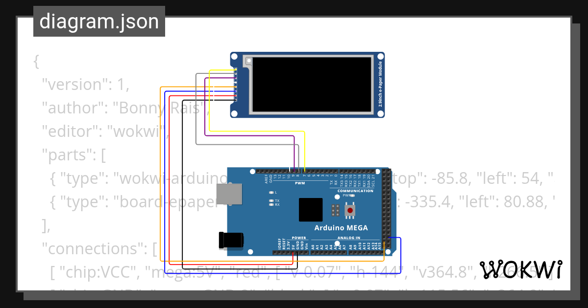 Wokwi 2.9" E-Paper Demo by bonnyr Copy - Wokwi ESP32, STM32, Arduino Simulator