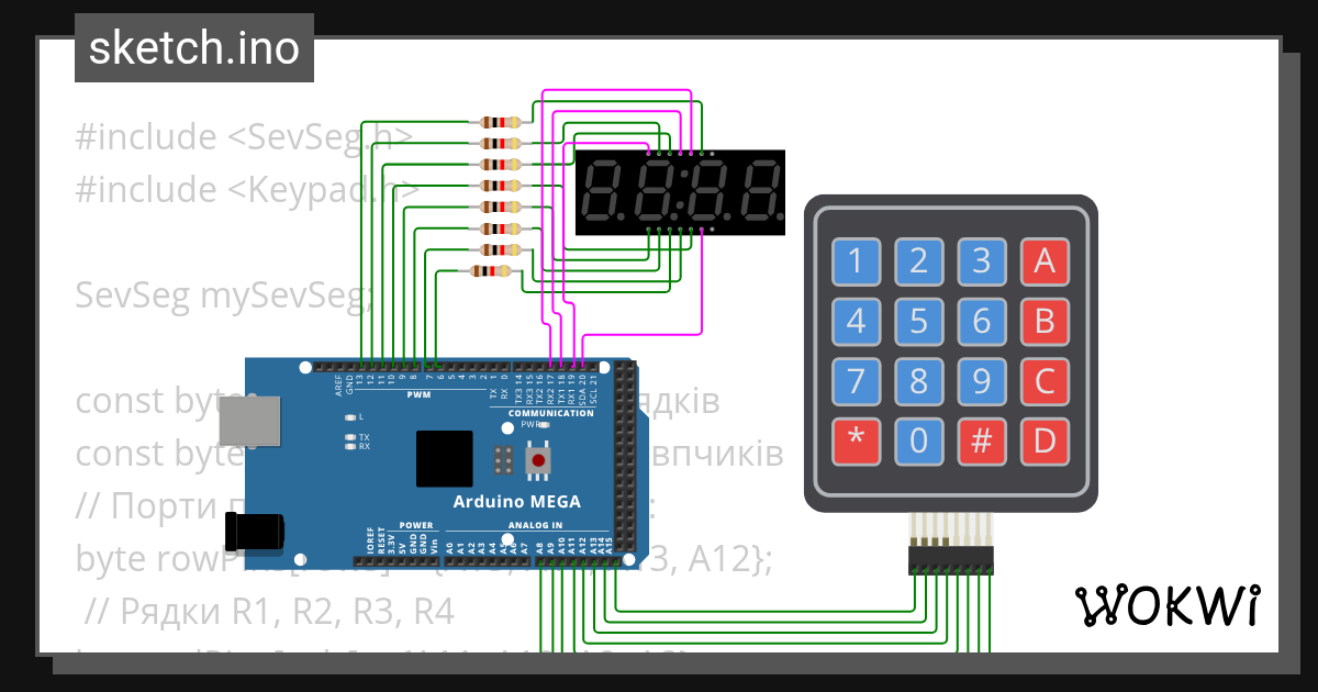 Практичне заняття 6 Wokwi Esp32 Stm32 Arduino Simulator