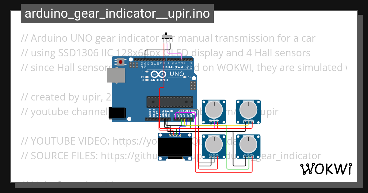 arduino_gear_indicator__upir Copy - Wokwi ESP32, STM32, Arduino Simulator