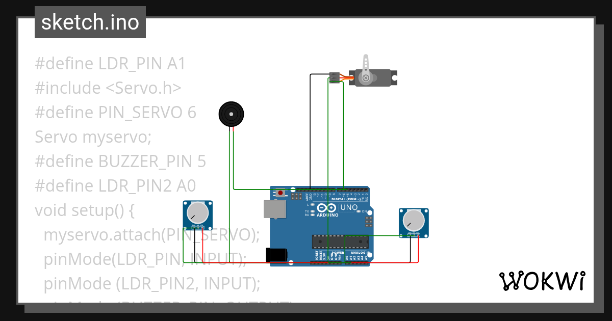 buzzer_servo - Wokwi ESP32, STM32, Arduino Simulator
