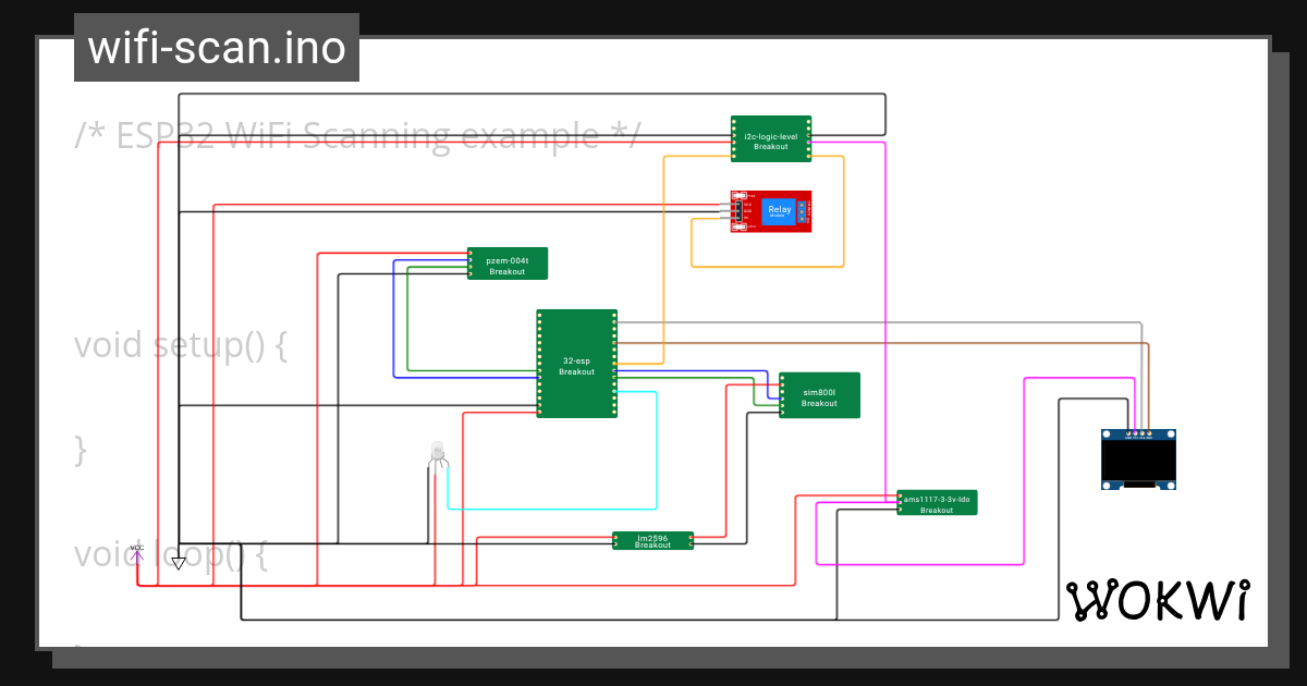 wifi-scan.ino Copy - Wokwi ESP32, STM32, Arduino Simulator wifi-scan.ino Copy - Wokwi ESP32, STM32, Arduino Simulator