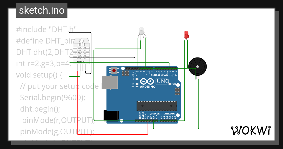 PROJECT SENSOR - Wokwi ESP32, STM32, Arduino Simulator