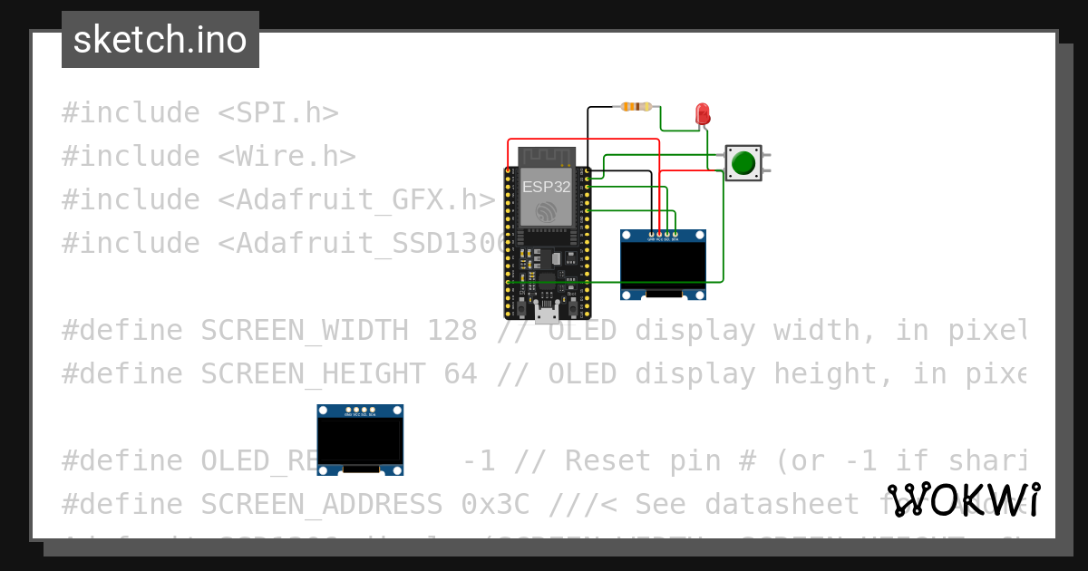 Proyecto O Led Mi Circuito Mejorado Wokwi Esp32 Stm32 Arduino Simulator