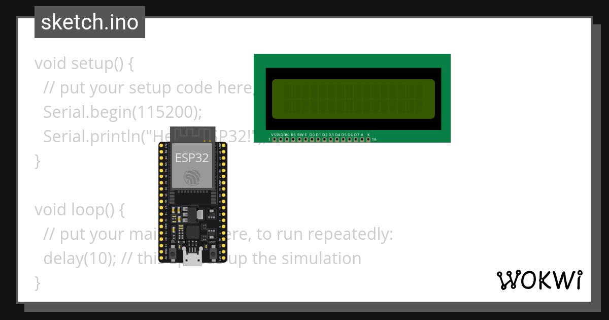 14/3 lcd - Wokwi ESP32, STM32, Arduino Simulator 14/3 lcd - Wokwi ESP32, STM32, Arduino Simulator