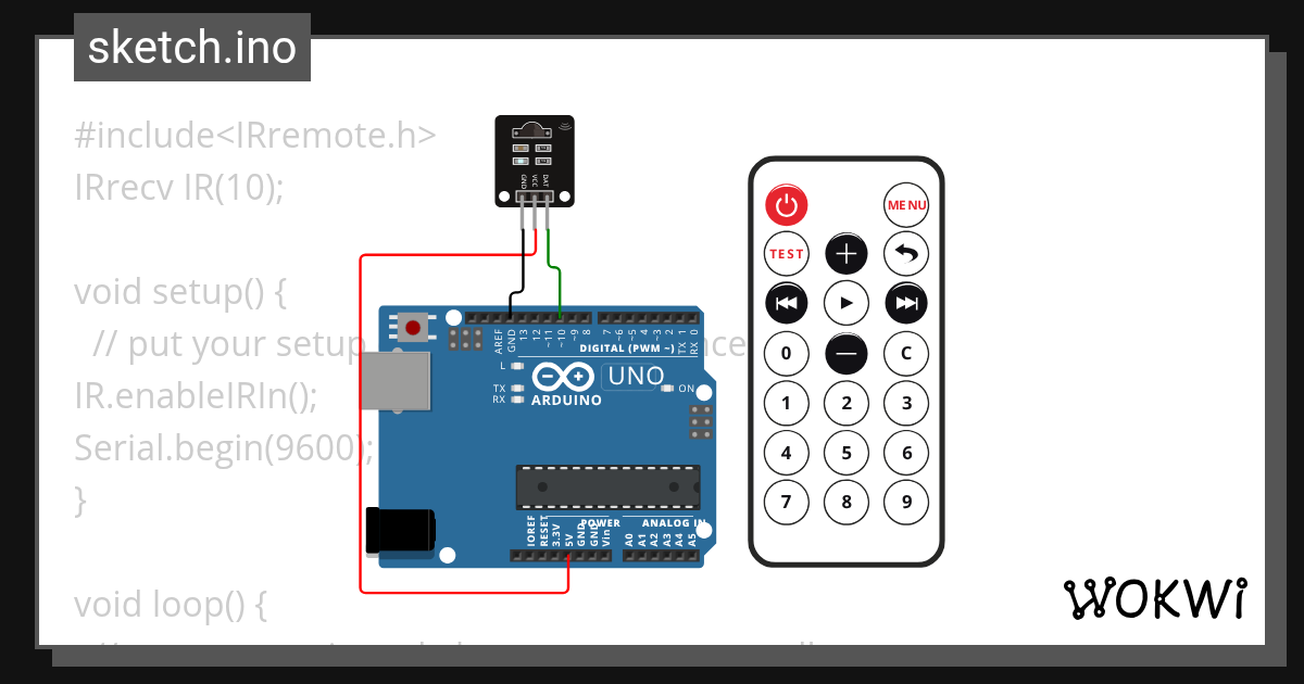 Ir Senser Wokwi Esp32 Stm32 Arduino Simulator