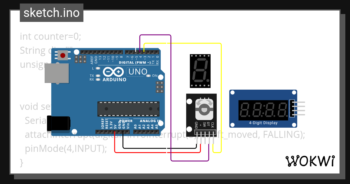 Esbjörn Rotary Encoder Wokwi Esp32 Stm32 Arduino Simulator 4141