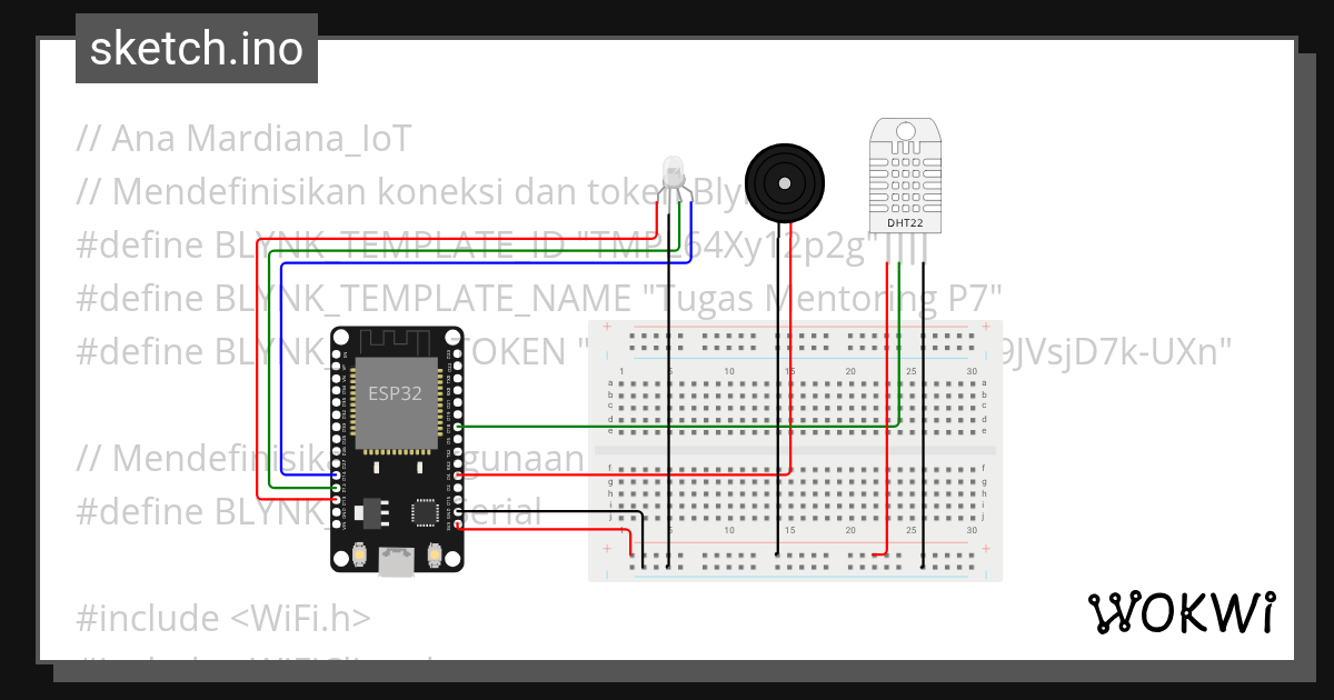 ESP32,RGB,DHT22,BLYNK_Tugas Mentoring P7 - Wokwi ESP32, STM32, Arduino Simulator