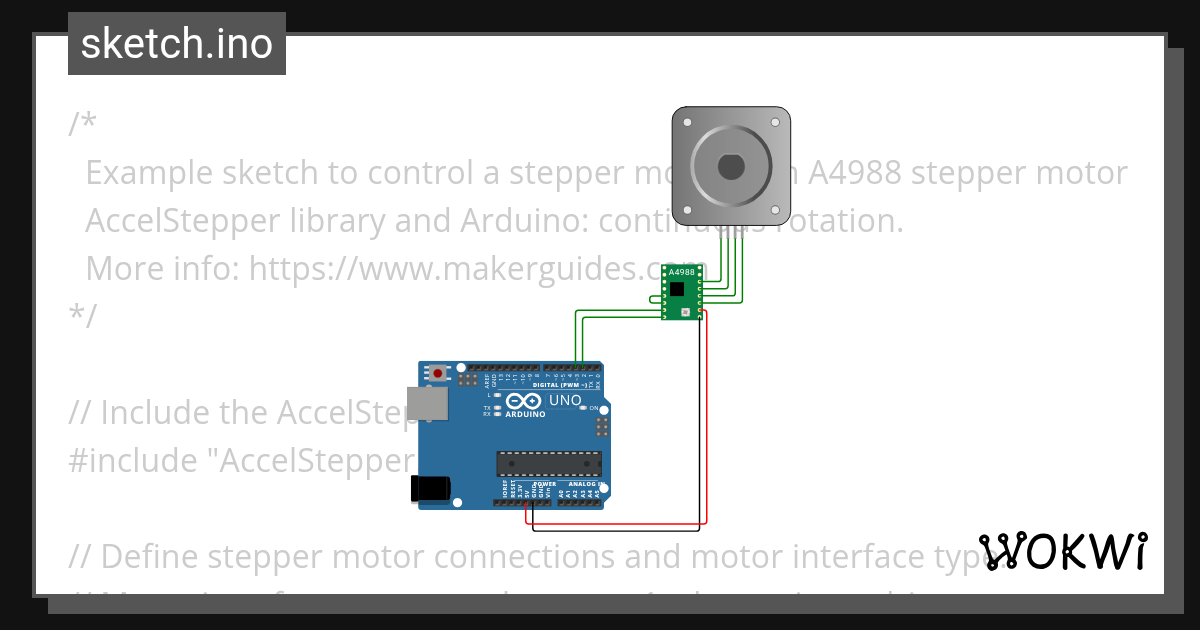 Stepper Wokwi Esp32 Stm32 Arduino Simulator 0091