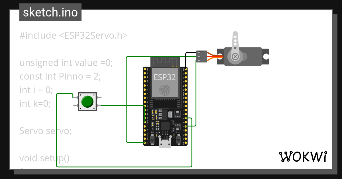 Switch Motor Wokwi Esp32 Stm32 Arduino Simulator 