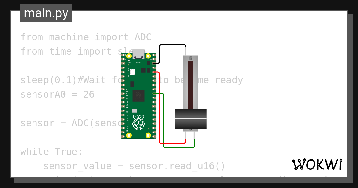 Funcionamento do ADC (Conversor Analógico) - Wokwi ESP32, STM32 ... Funcionamento do ADC (Conversor Analógico) - Wokwi ESP32, STM32 ...