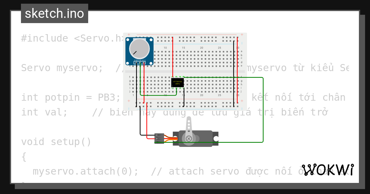 Điều Khiển Động Cơ Wokwi Esp32 Stm32 Arduino Simulator