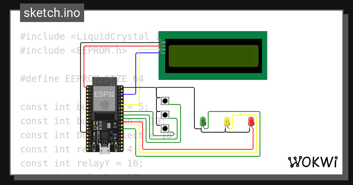 Lampu Lomba Wokwi Esp32 Stm32 Arduino Simulator 1857