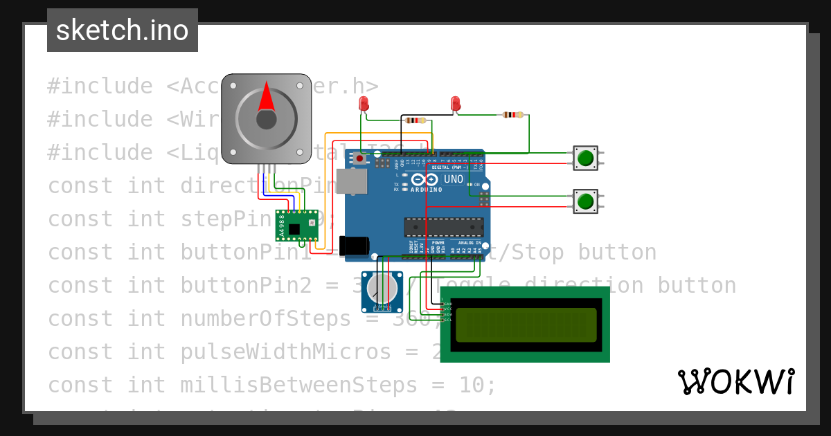 Stepper Motor And Button Copy 3 Wokwi Esp32 Stm32 Arduino Simulator 8316