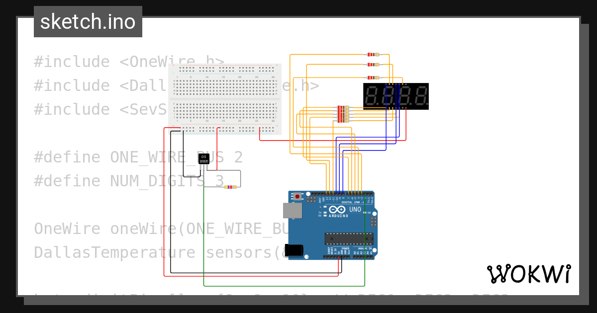 сенсор температури Copy Wokwi Esp32 Stm32 Arduino Simulator 4029