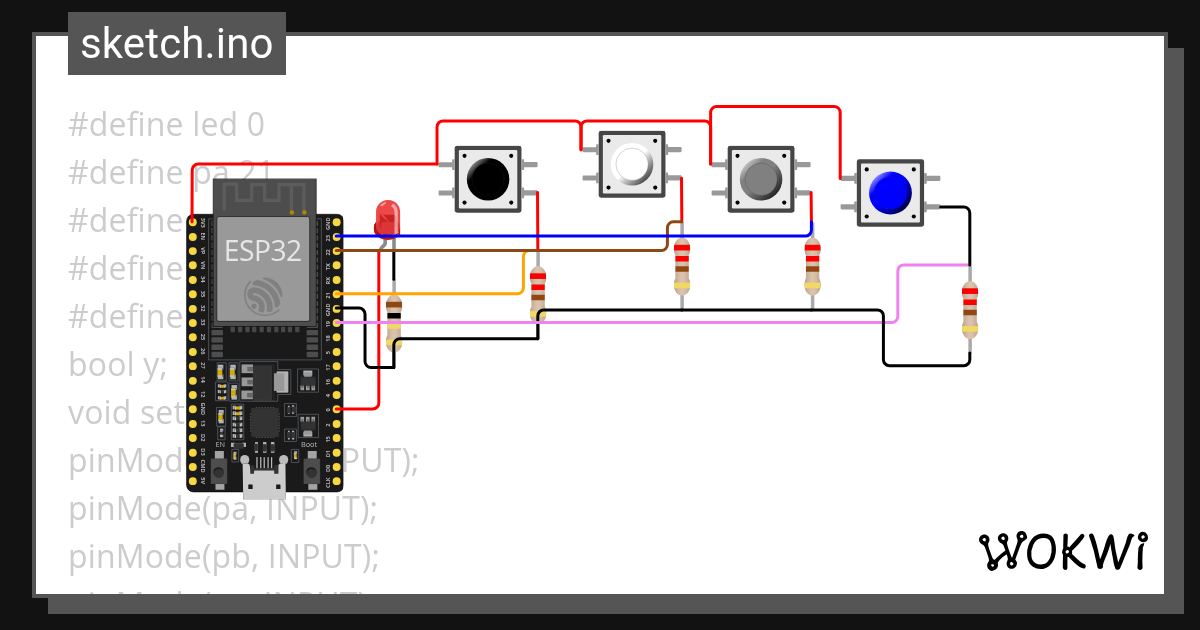 Practica 3 Trimestre 3 Wokwi Esp32 Stm32 Arduino Simulator 
