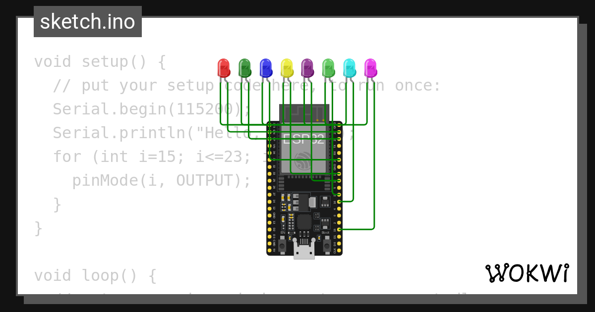 Percobaan 4 Wokwi Esp32 Stm32 Arduino Simulator 7632
