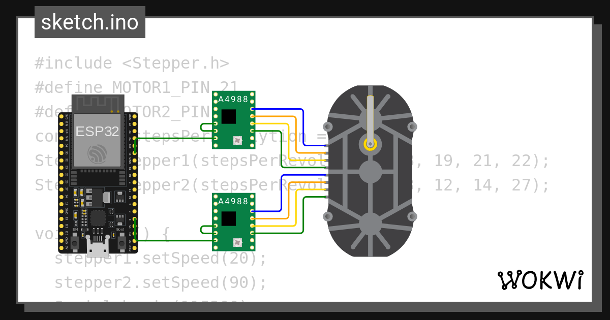 เพิ่มdrive Wokwi Esp32 Stm32 Arduino Simulator