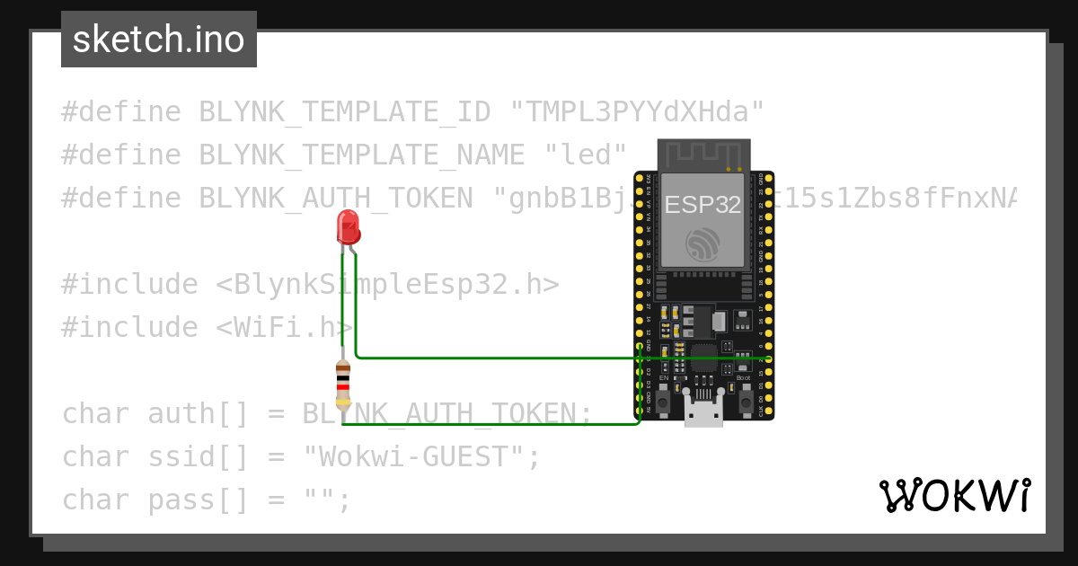 2espcloudled Wokwi Esp32 Stm32 Arduino Simulator