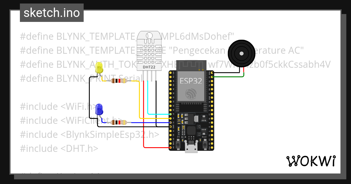 Percobaan - Wokwi ESP32, STM32, Arduino Simulator