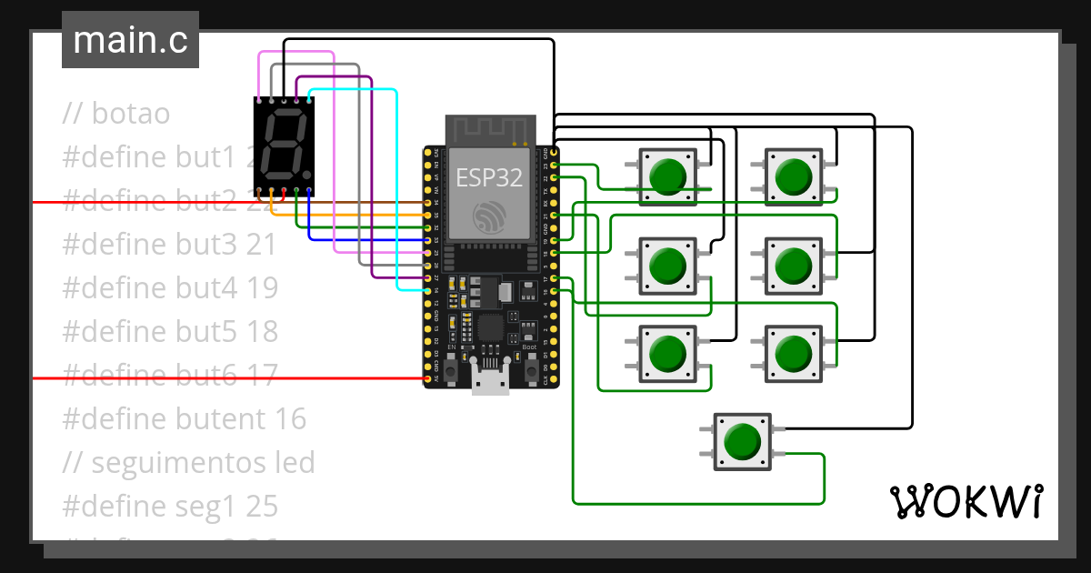 Projeto Hélio 1bim - Wokwi ESP32, STM32, Arduino Simulator